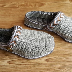 CROCHET PATTERN Women's Tribal Clogs, Crochet Clogs Pattern, Crochet ...