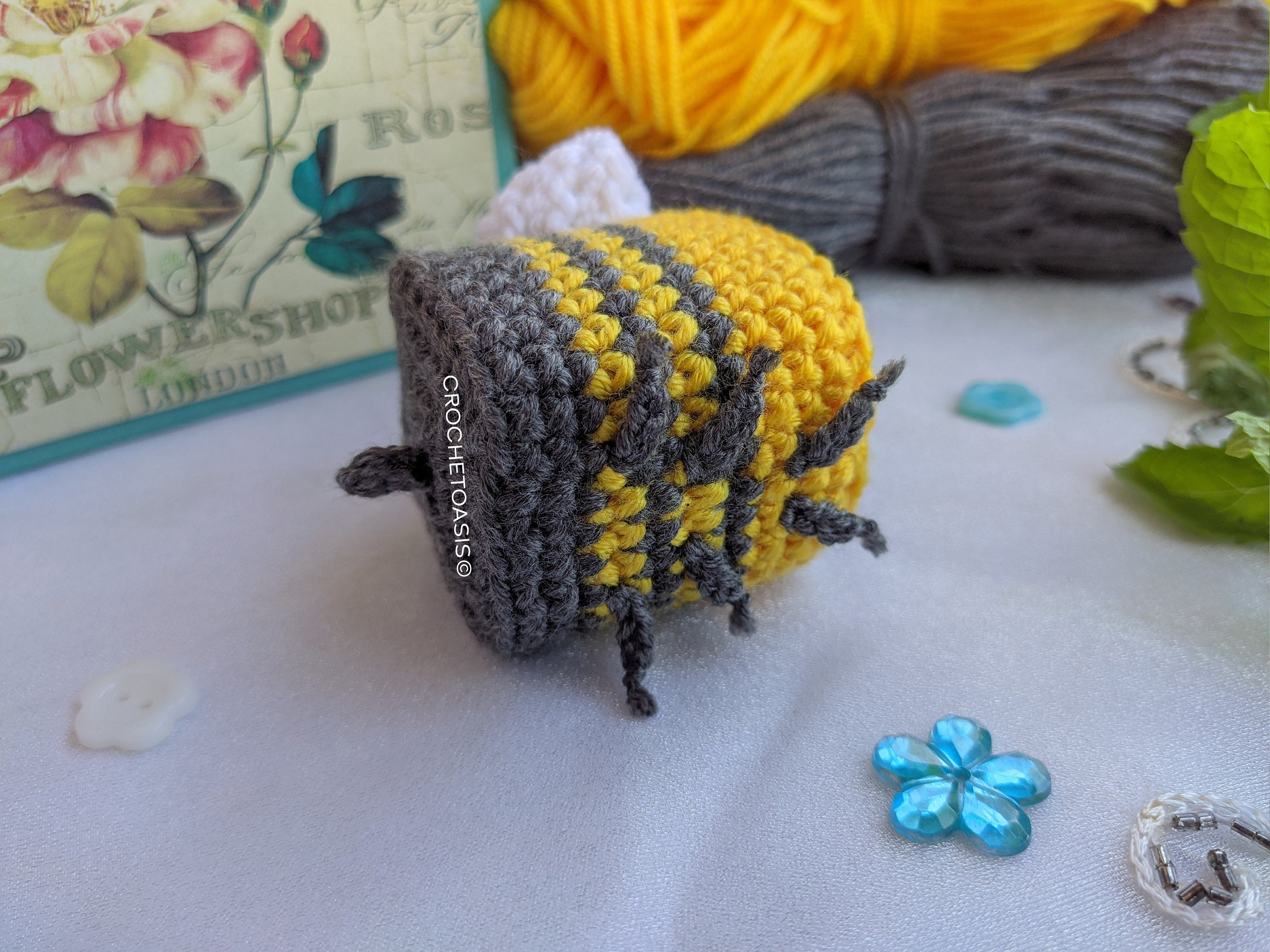 Minecraft Bee CROCHET PATTERN Amigurumi Bee Bee Crochet - Etsy