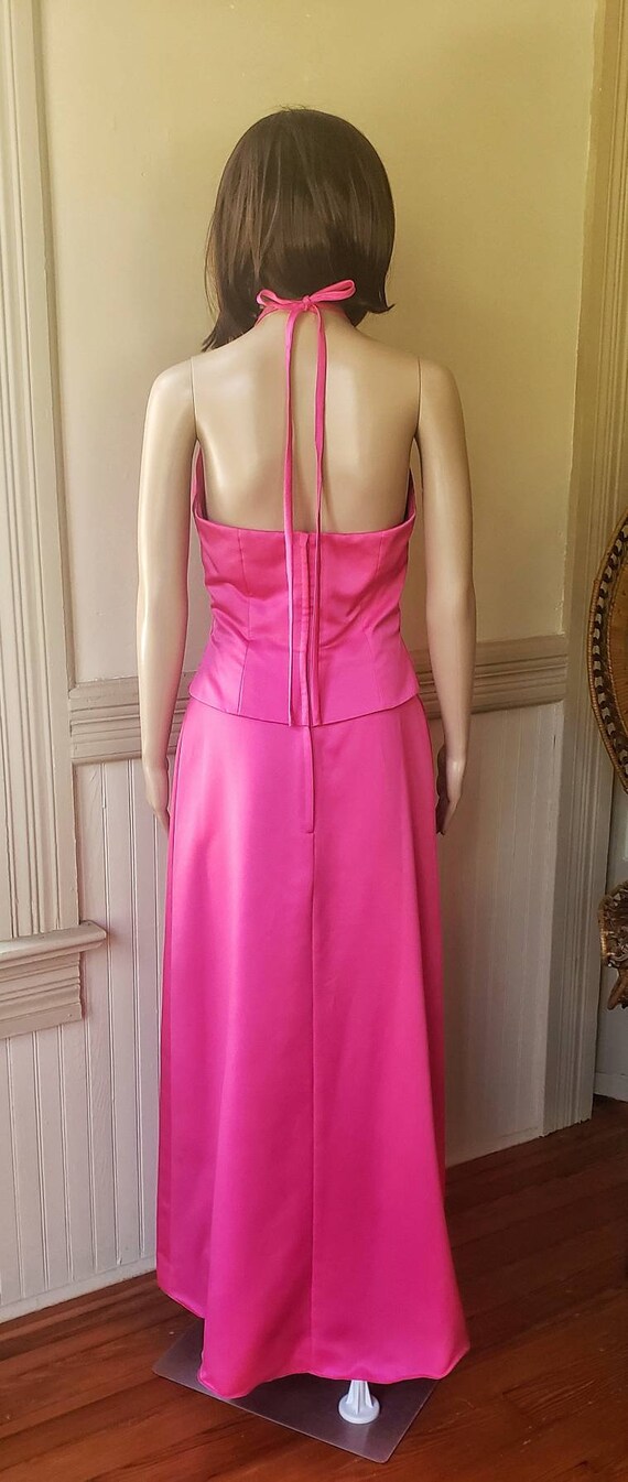 90s Prom Dress Y2K Prom Dress Hot Pink Alfred Angelo … - Gem