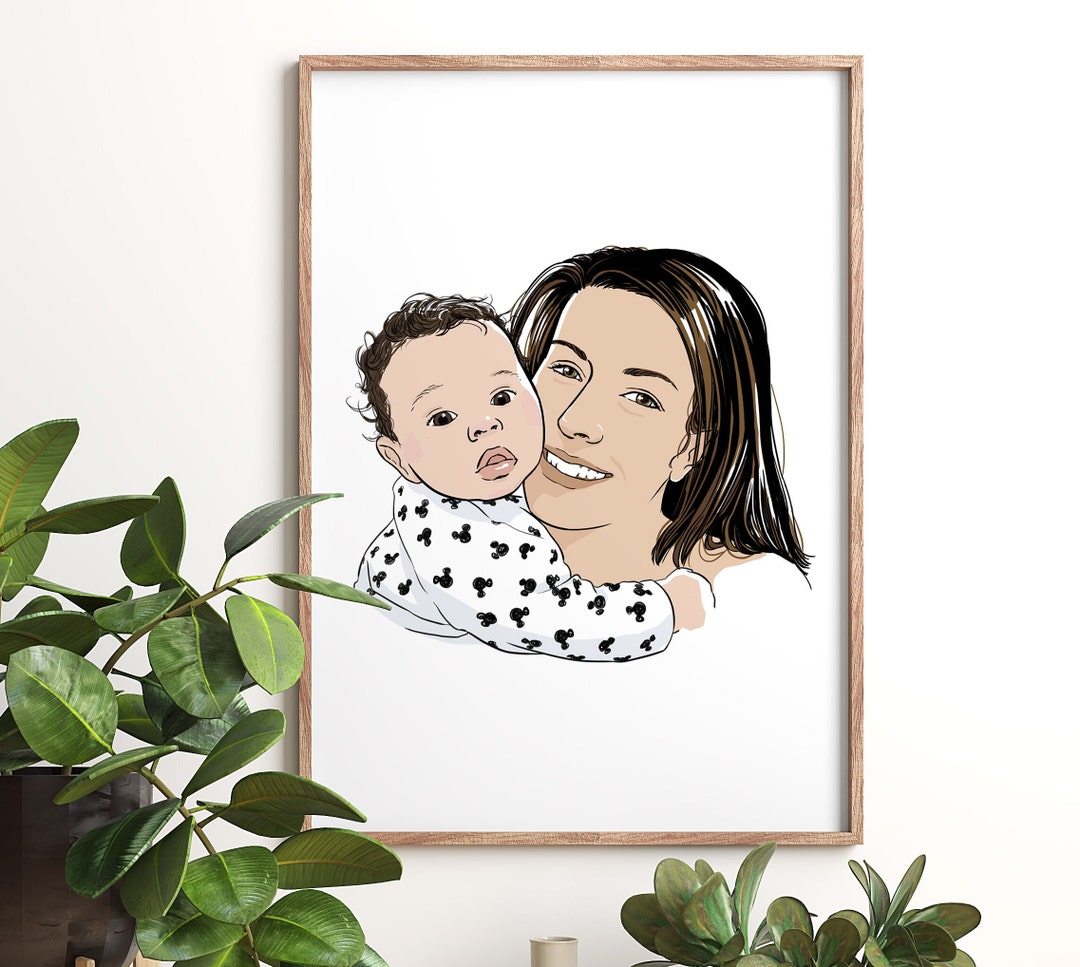 Custom Portrait Realistic Comic Book Style Digital, Realistic Custom ...