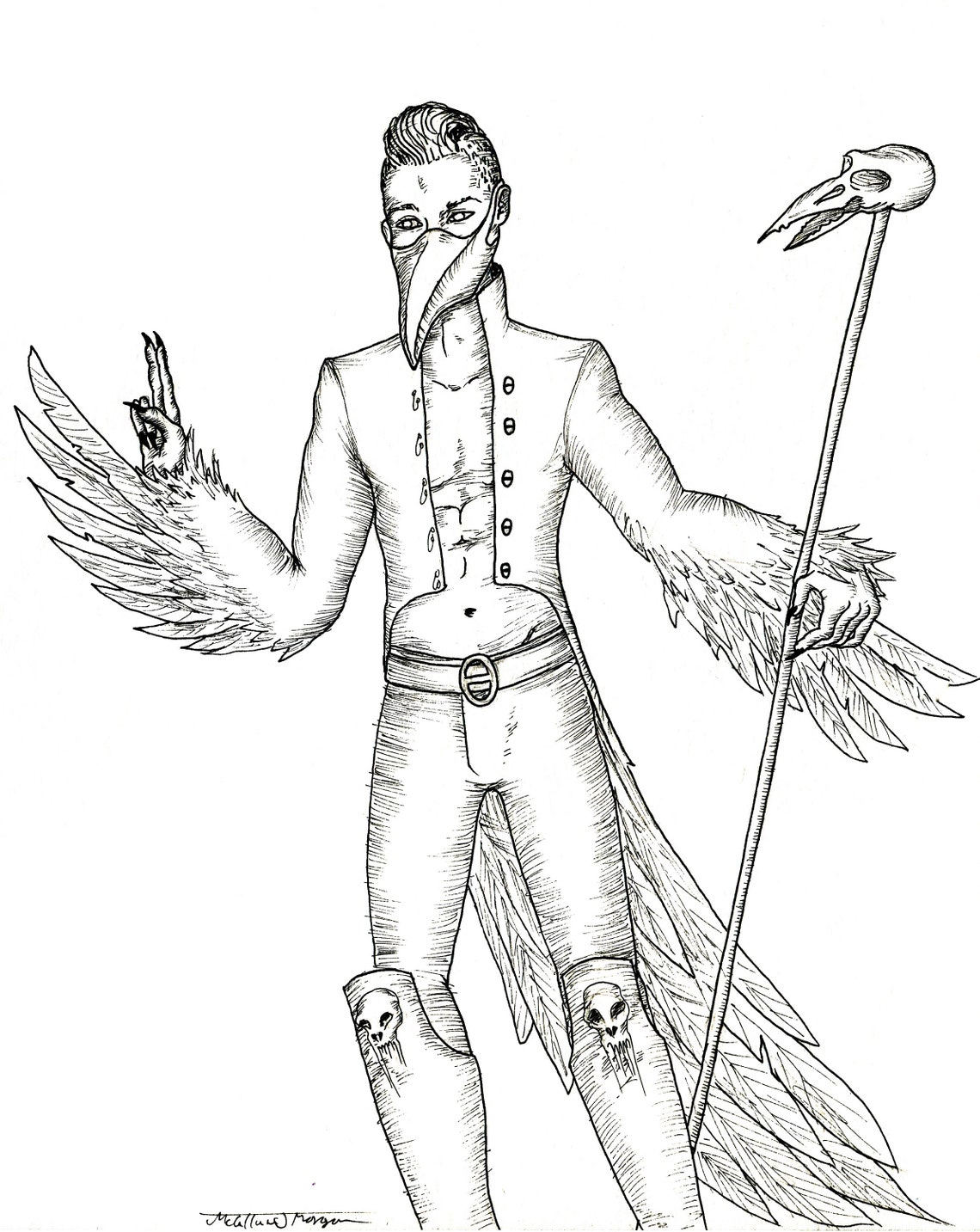 Plague Doctor Coloring Book pdf Download - Etsy