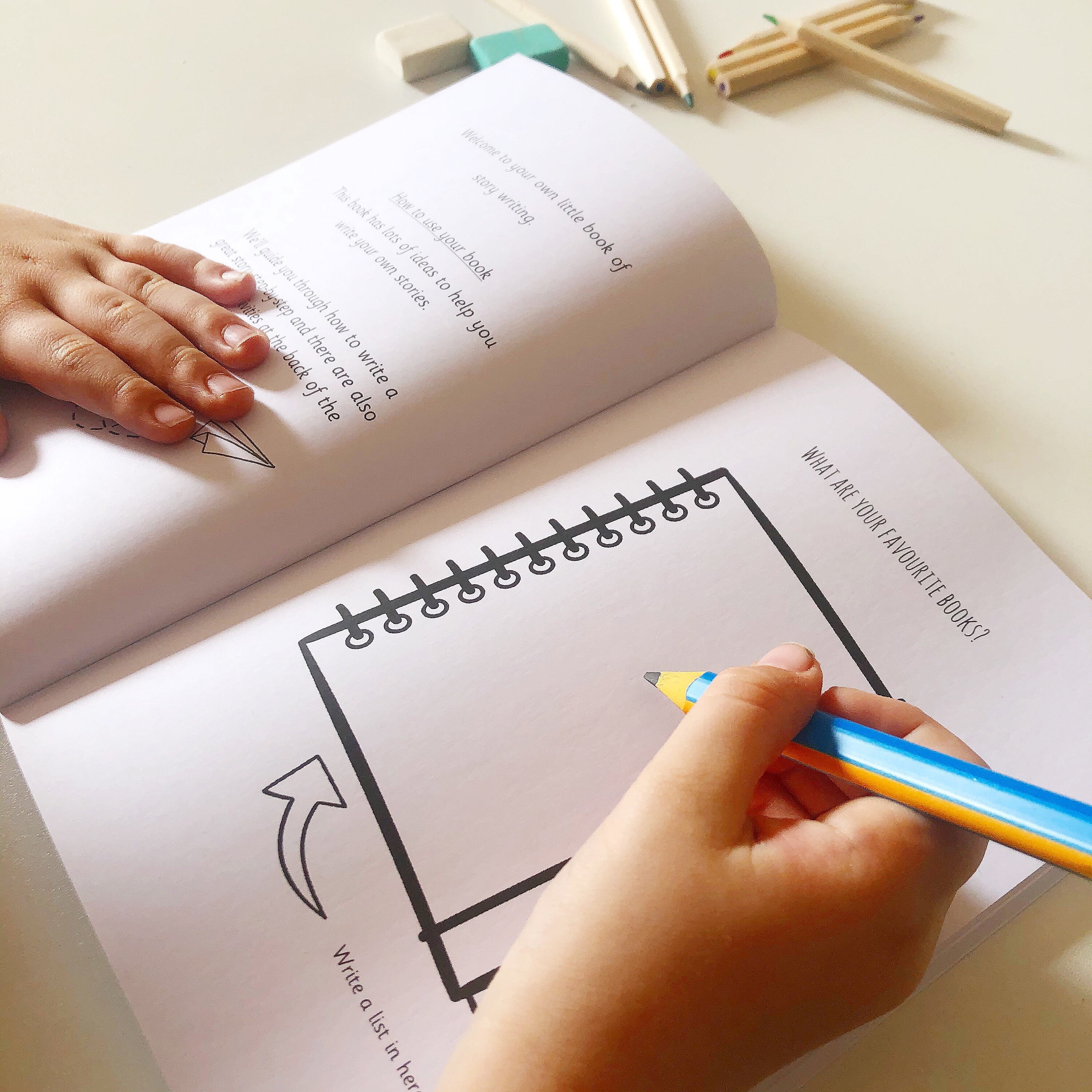 Children's Story Writing Activity Book paperback - Etsy