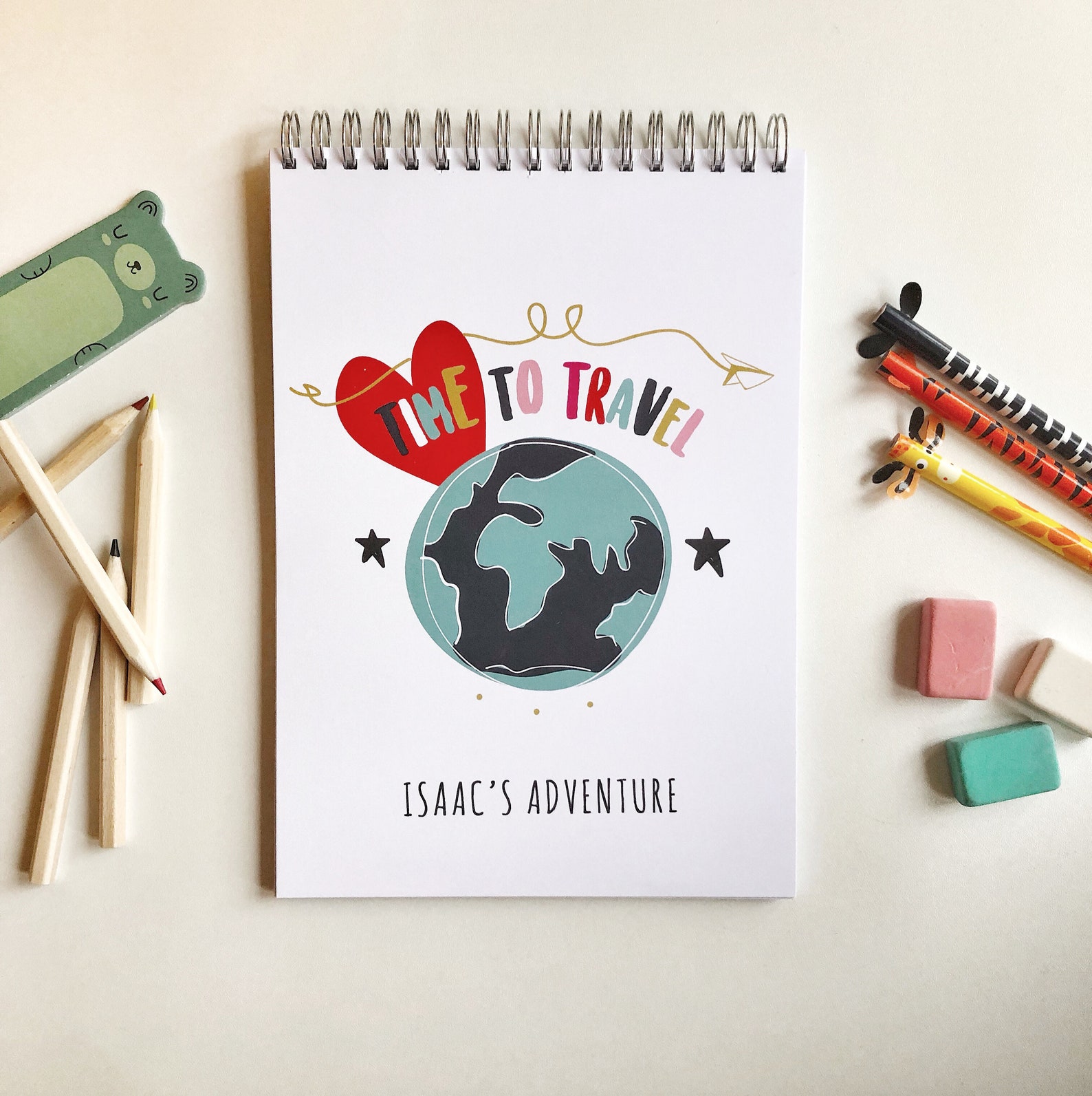 Personalised Children's Travel Notebook - Etsy