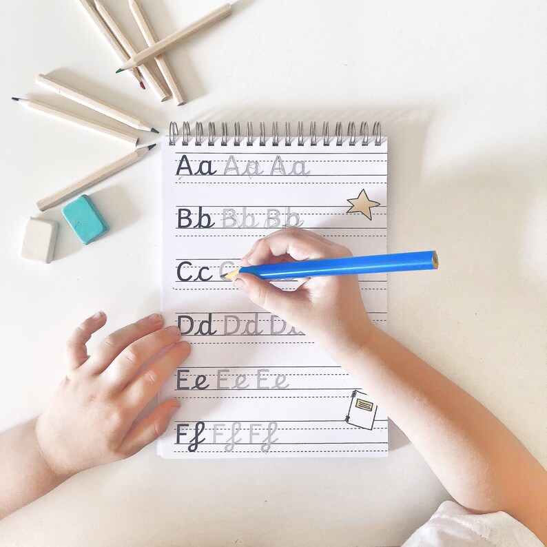 Children's Handwriting Practice Notebook - Etsy