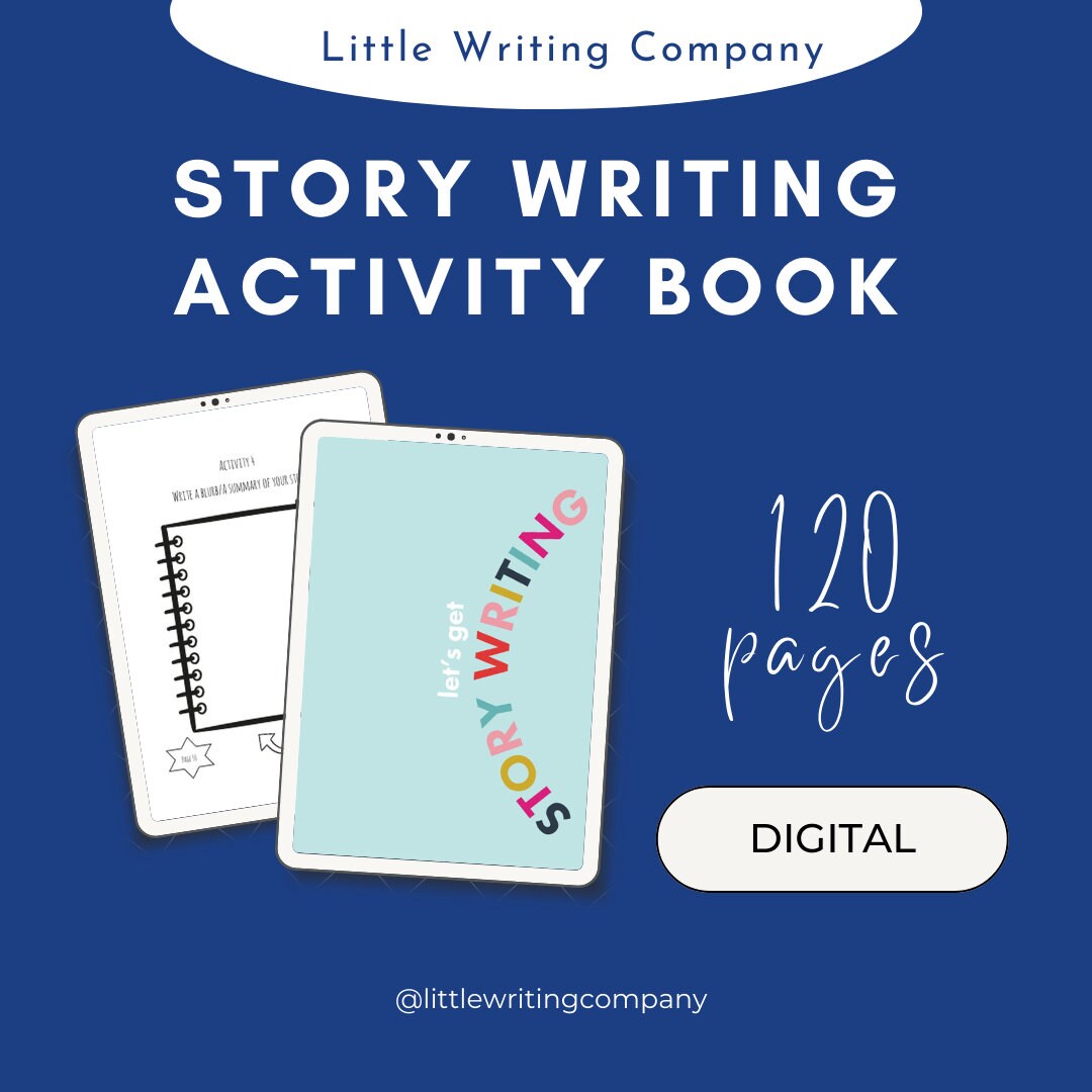 Digital Story Writing Activity Book - Etsy