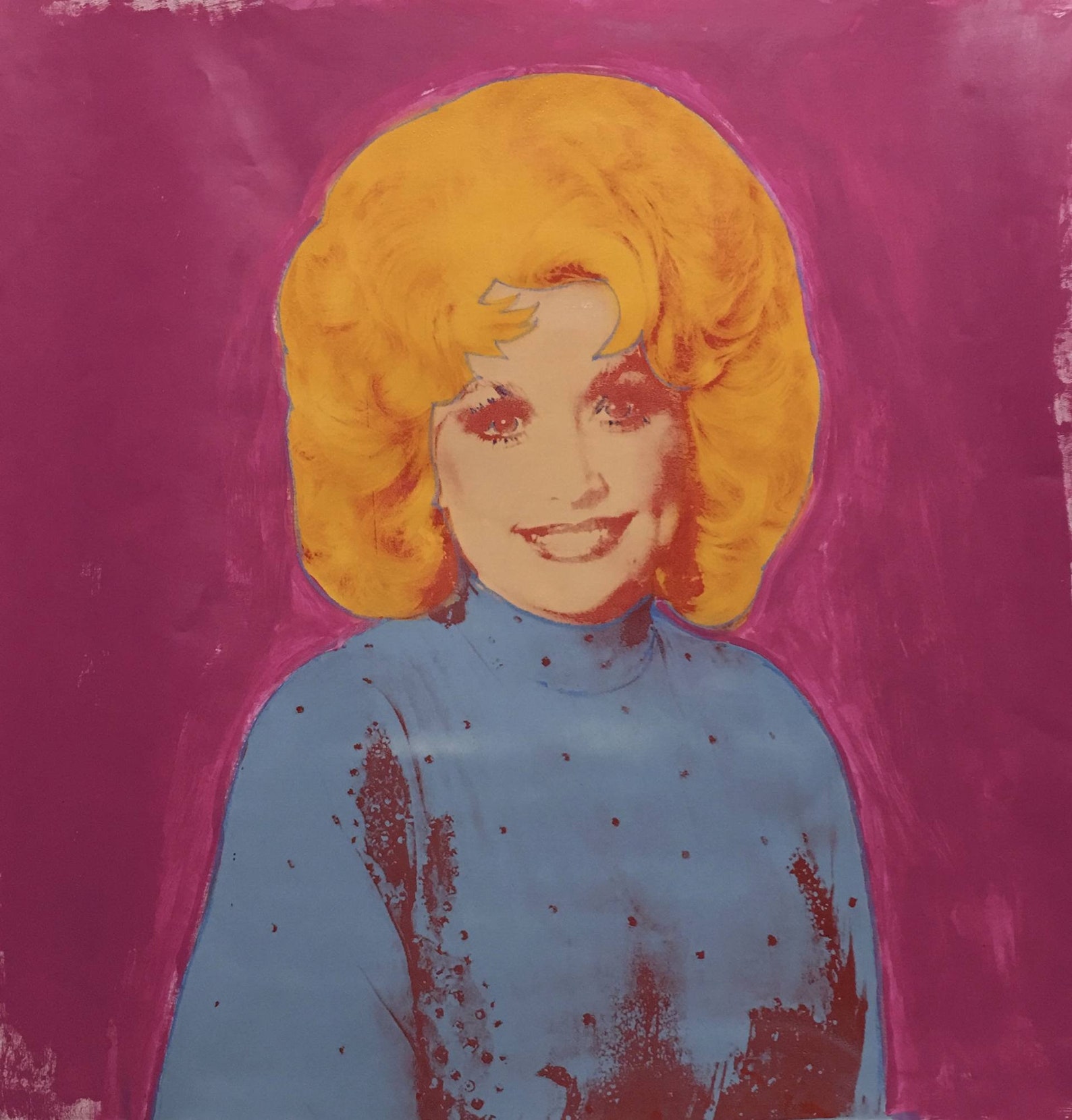 Original Dolly Parton Art Archival Acrylic Fine Art Wall Art | Etsy