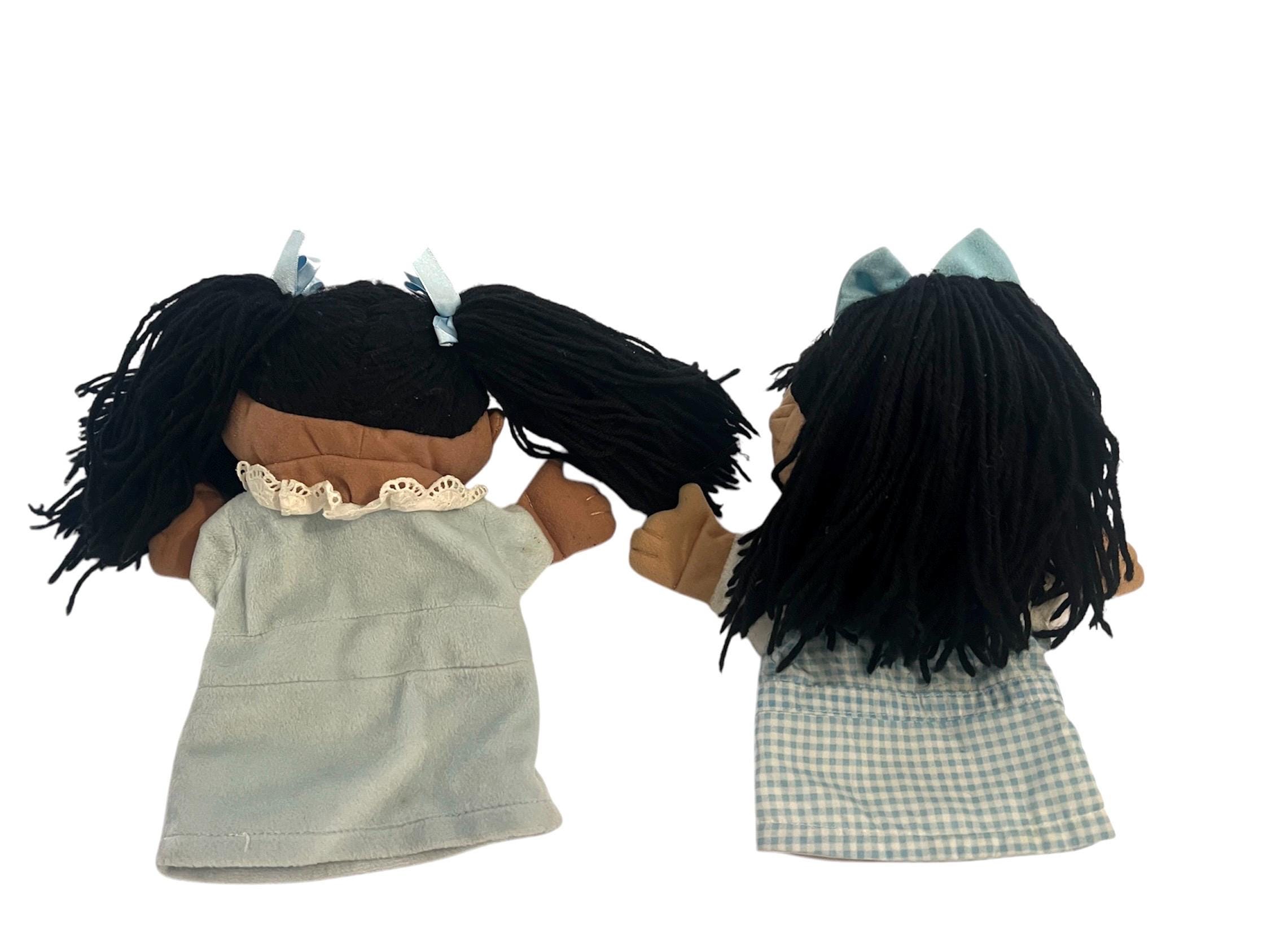 Lakeshore Let's Talk Girl Puppets Set of 2 Multicultural Girls 10in - Etsy
