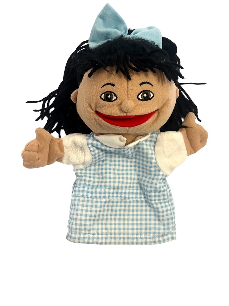 Lakeshore Let's Talk Girl Puppets Set of 2 Multicultural Girls 10in - Etsy