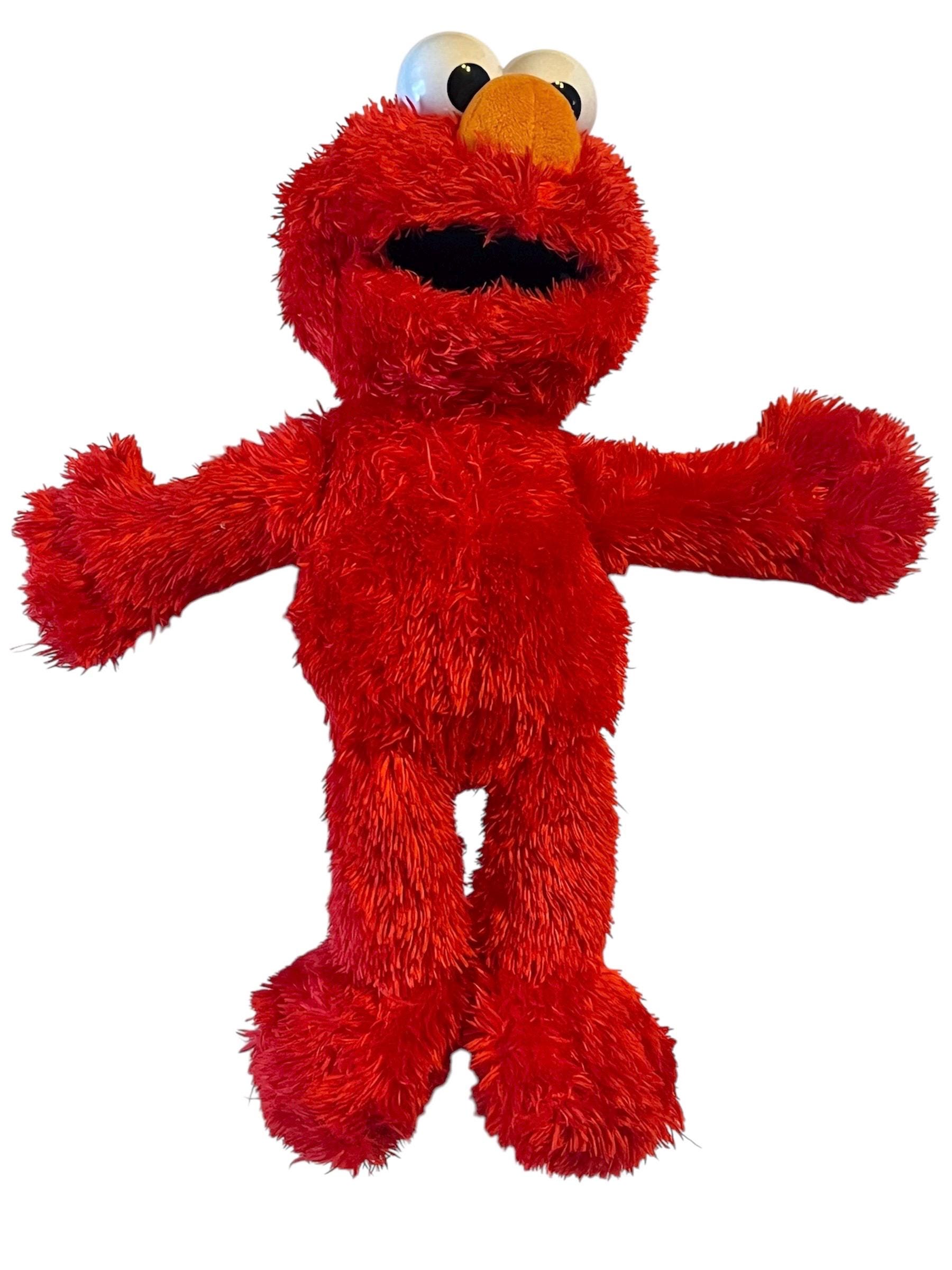 Talking Elmo Sesame Street Stuffed Animal Plush 15in - Etsy