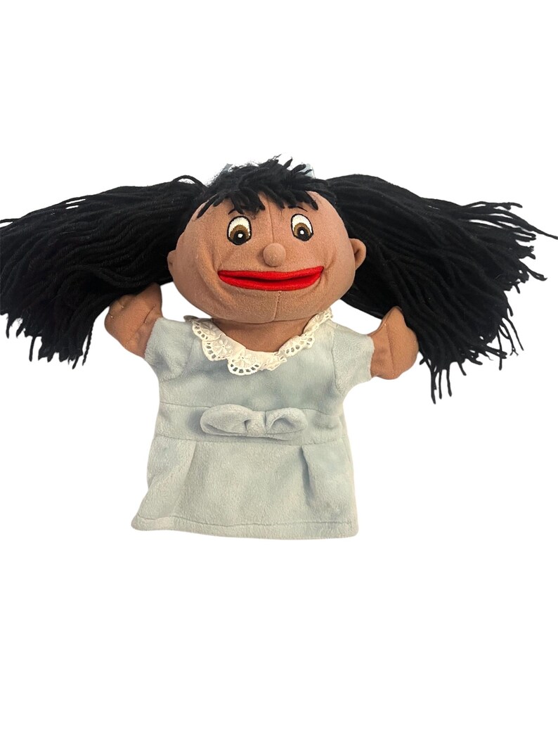 Lakeshore Let's Talk Girl Puppets Set of 2 Multicultural Girls 10in - Etsy