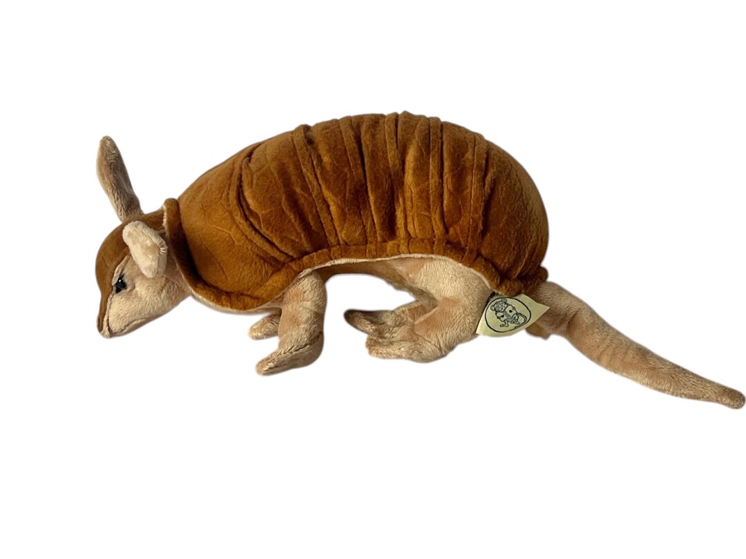 Mike the Armadillo Stuffed Animal Plush Tan Realistic Tiger Tales Toys ...