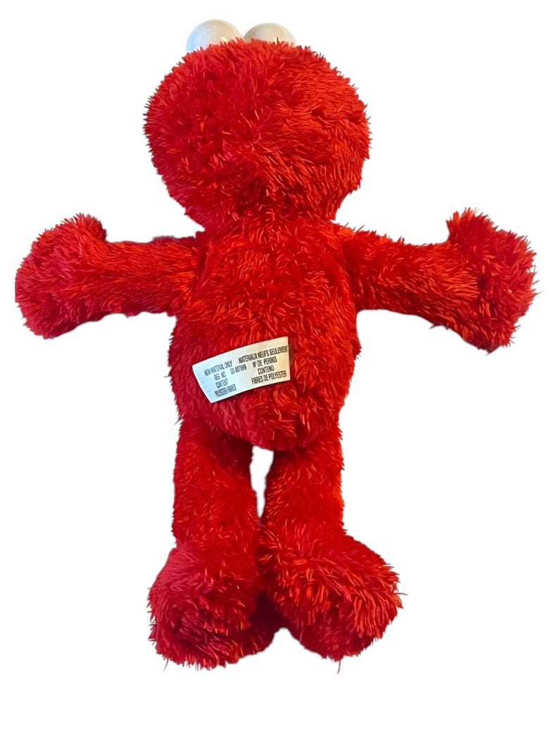Talking Elmo Sesame Street Stuffed Animal Plush 15in - Etsy