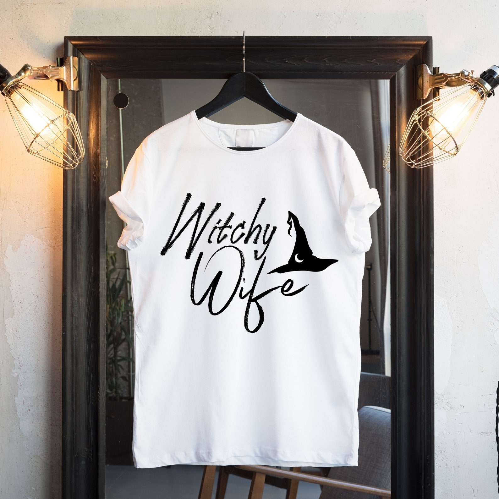 Witchy Wife SVG Design - Witch SVG, Witch Hat SVG, Women's Halloween ...