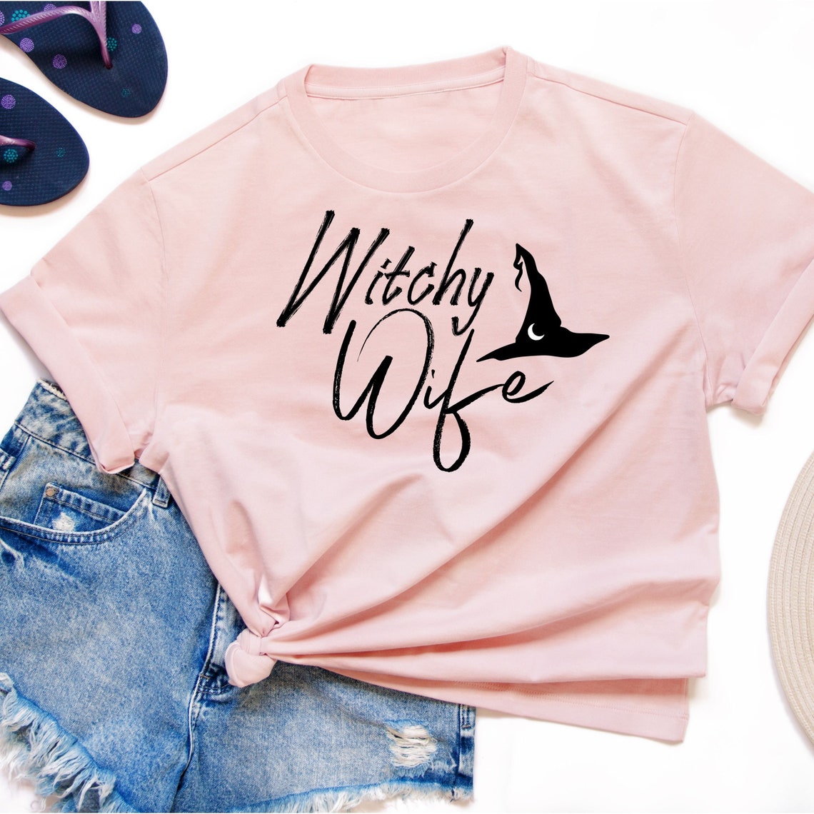 Witchy Wife SVG Design Witch SVG, Witch Hat SVG, Women's Halloween, Mom ...