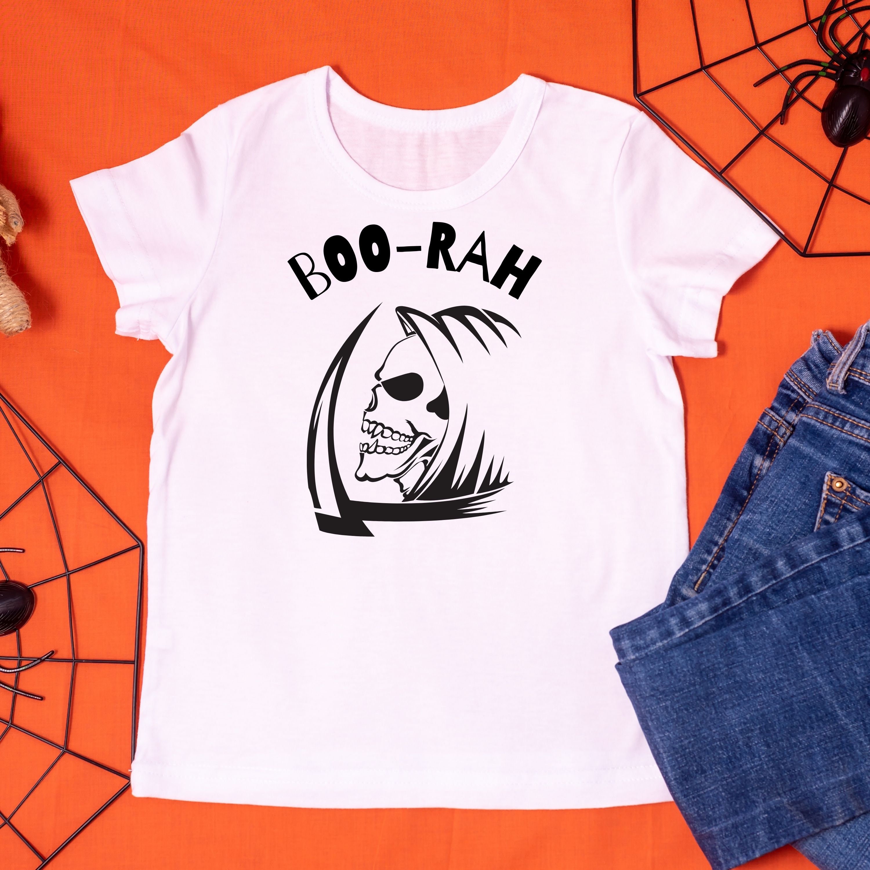 Boo-rah SVG and PNG Grim Reaper Halloween Graphic Boo Svg - Etsy