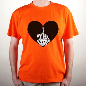 Skeleton Heart Middle Finger Design-halloween SVG and PNG - Etsy