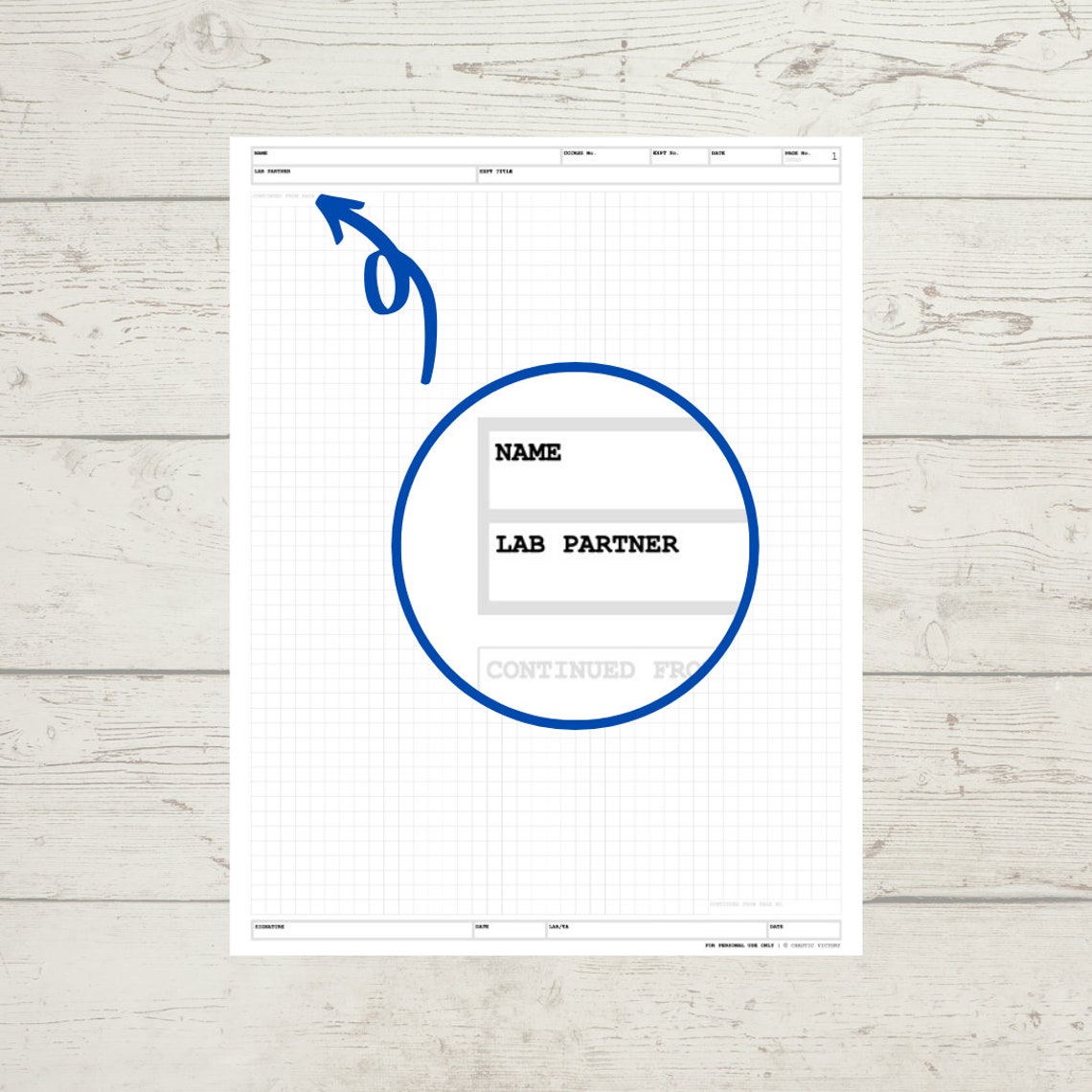 Digital Laboratory Notebook | Goodnote | Notability - Etsy