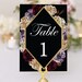Gothic Wedding Table Numbers Halloween Wedding Table Numbers - Etsy