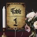 Gothic Wedding Table Numbers Halloween Wedding Table Numbers Vintage ...