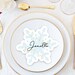 Snowflake Place Card| Winter Wonderland Place Cards| Winter Wedding ...