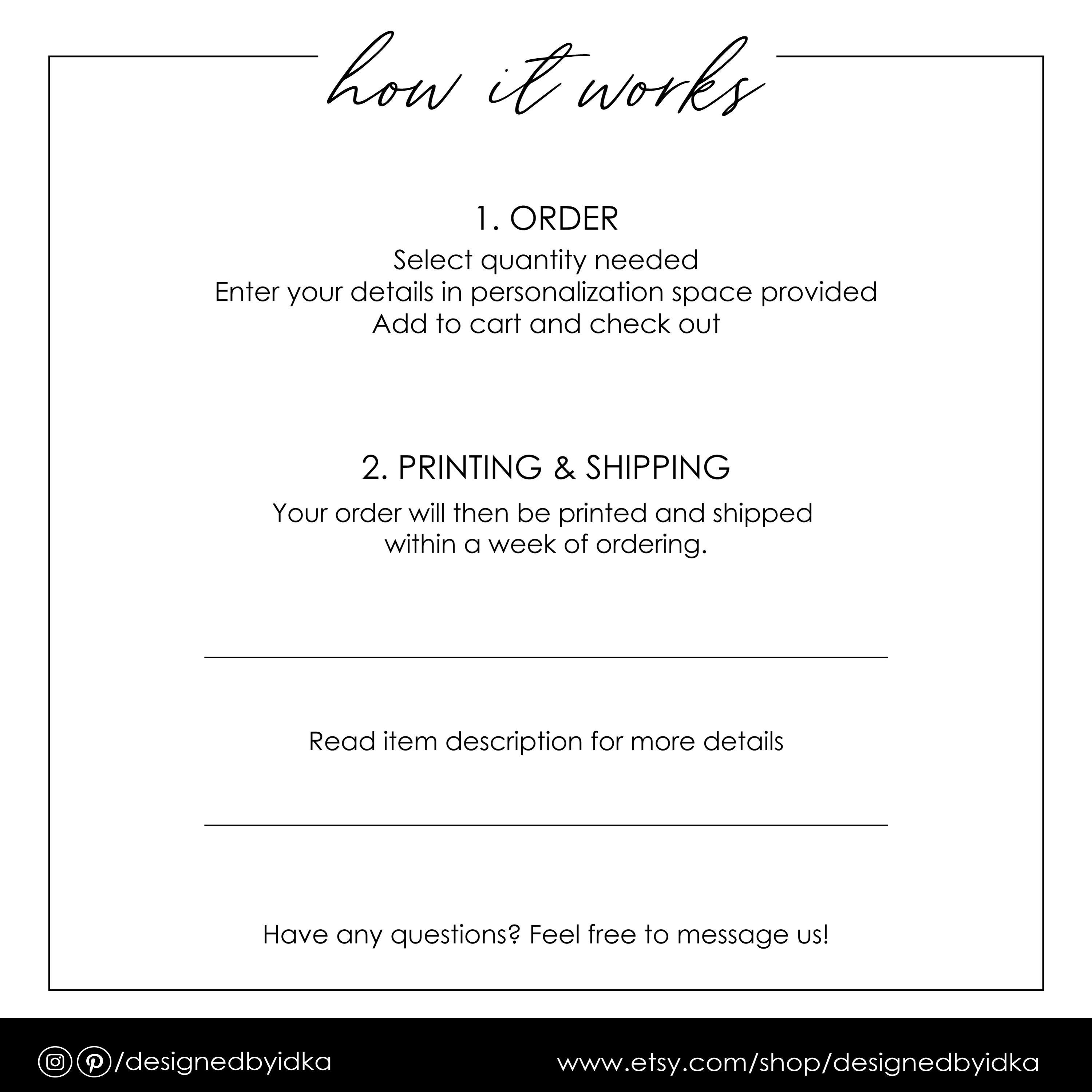 Forest Wedding Menu| Woodsy Dark Forest Menu| Green and Gold Menu ...