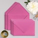 Fuchsia Matte Envelopes A7 Fuchsia Envelopes Hot Pink Euro Flap ...