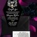 RIP Single Life Invitation | Gothic Bridal Shower Invitation| Halloween ...