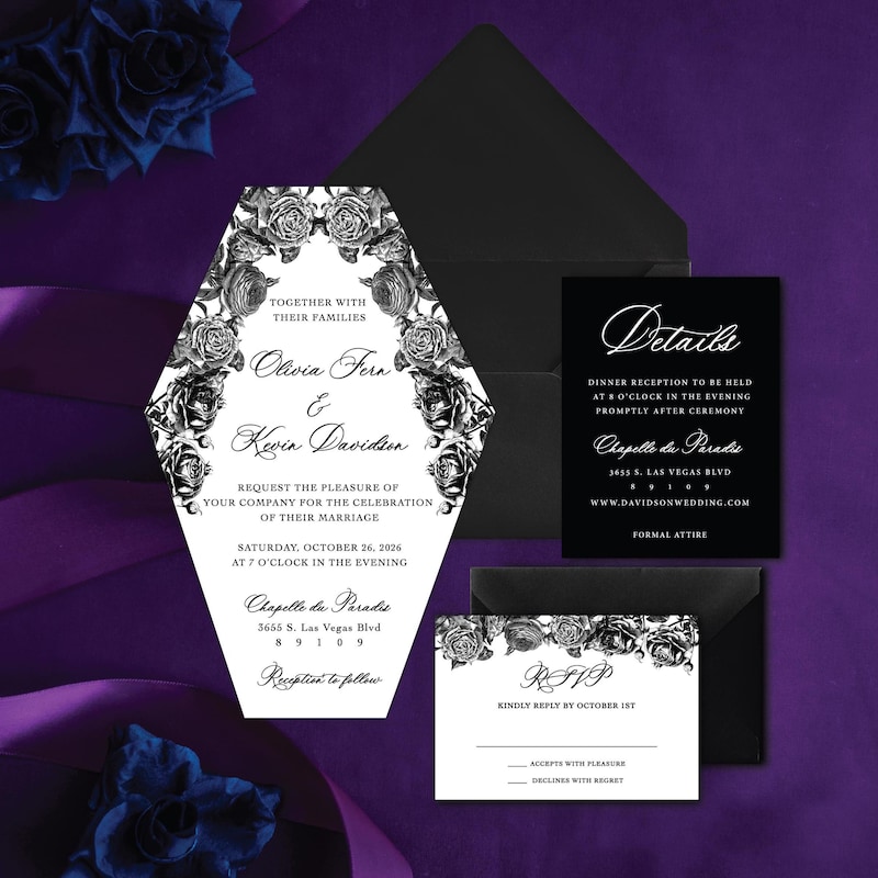 Coffin Invitation - Etsy Australia