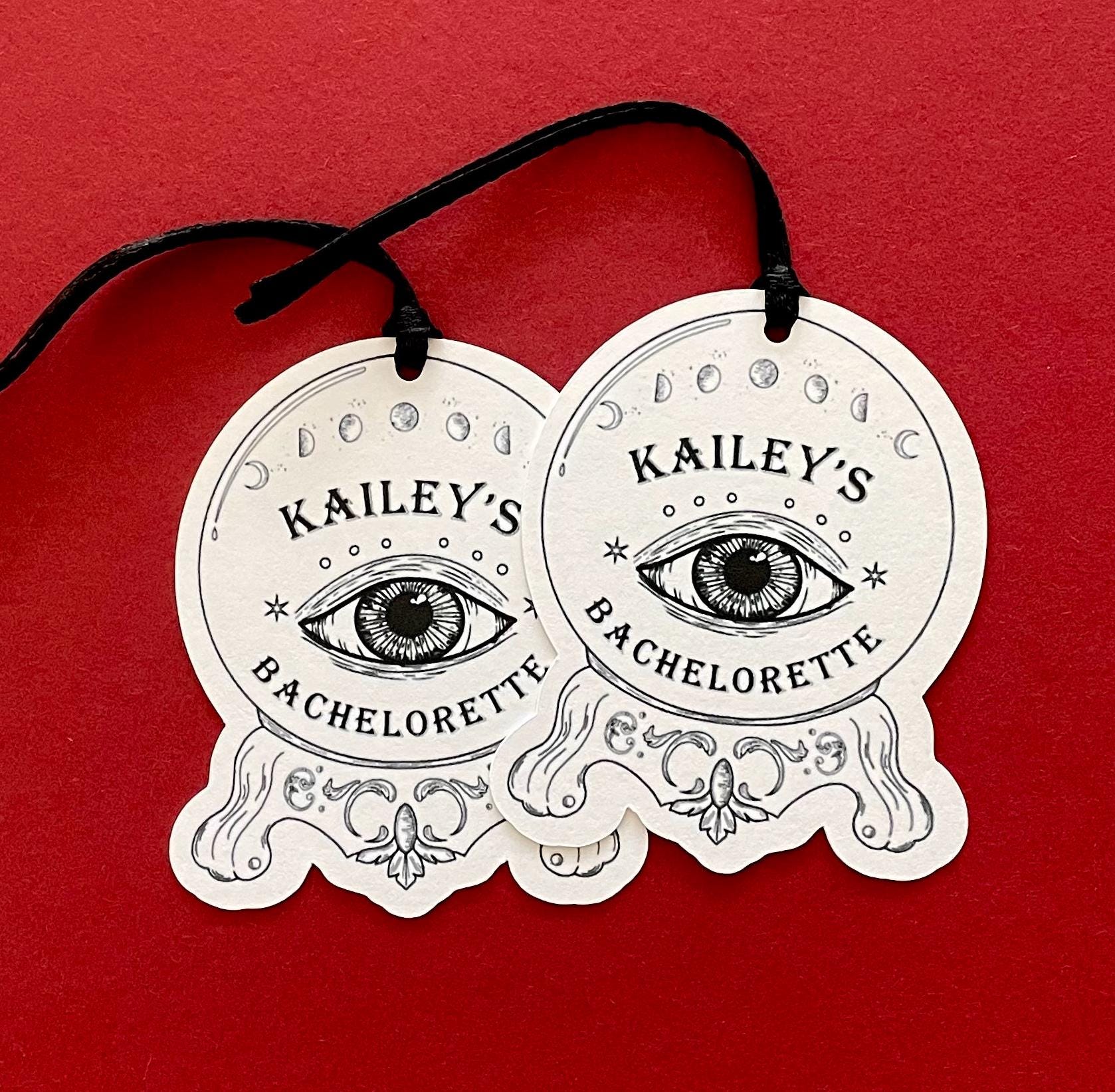 Crystal Ball Bachelorette Favor Tags| Witchy Gift Tags| Halloween ...