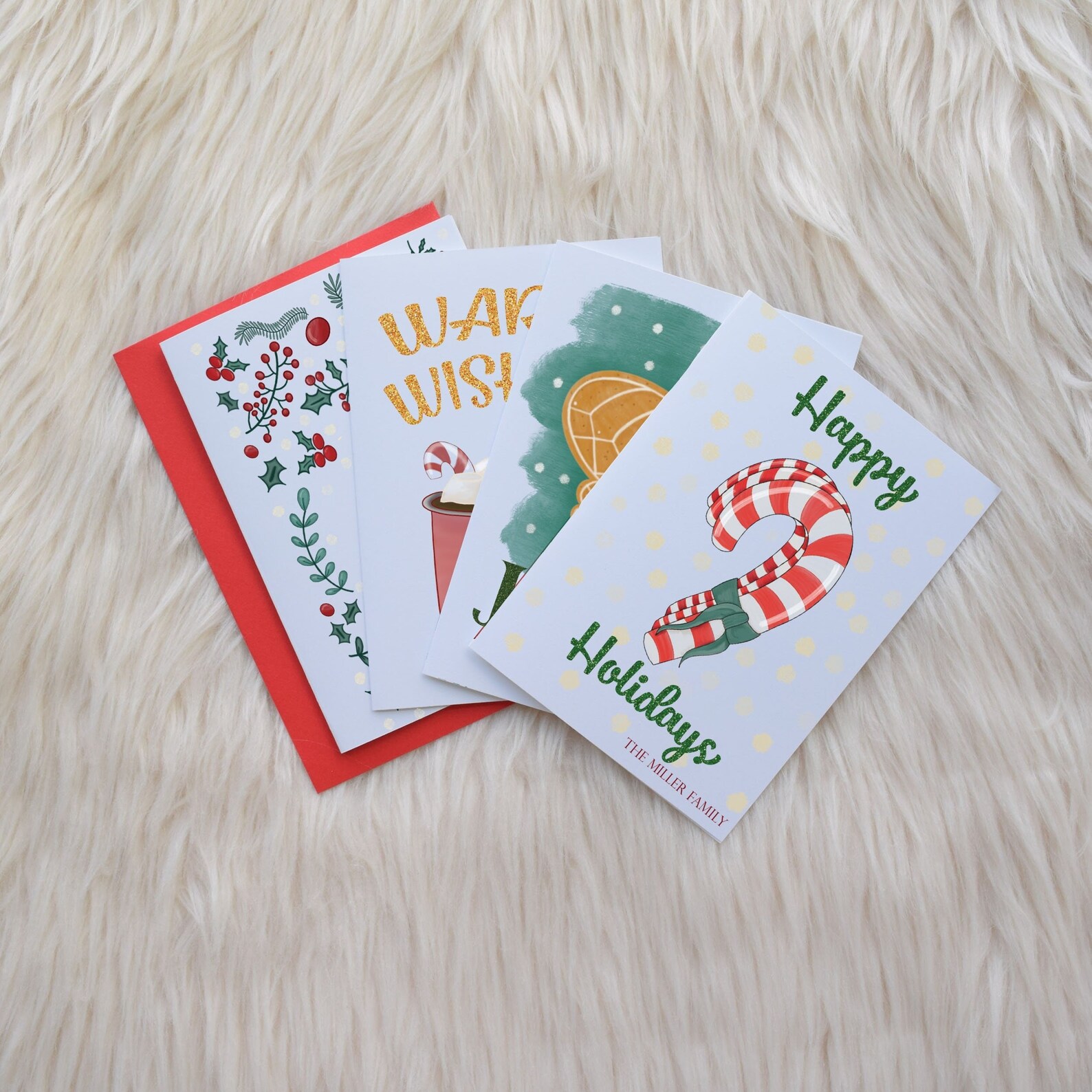 Personalized Christmas Cards Custom Christmas Cards Set - Etsy