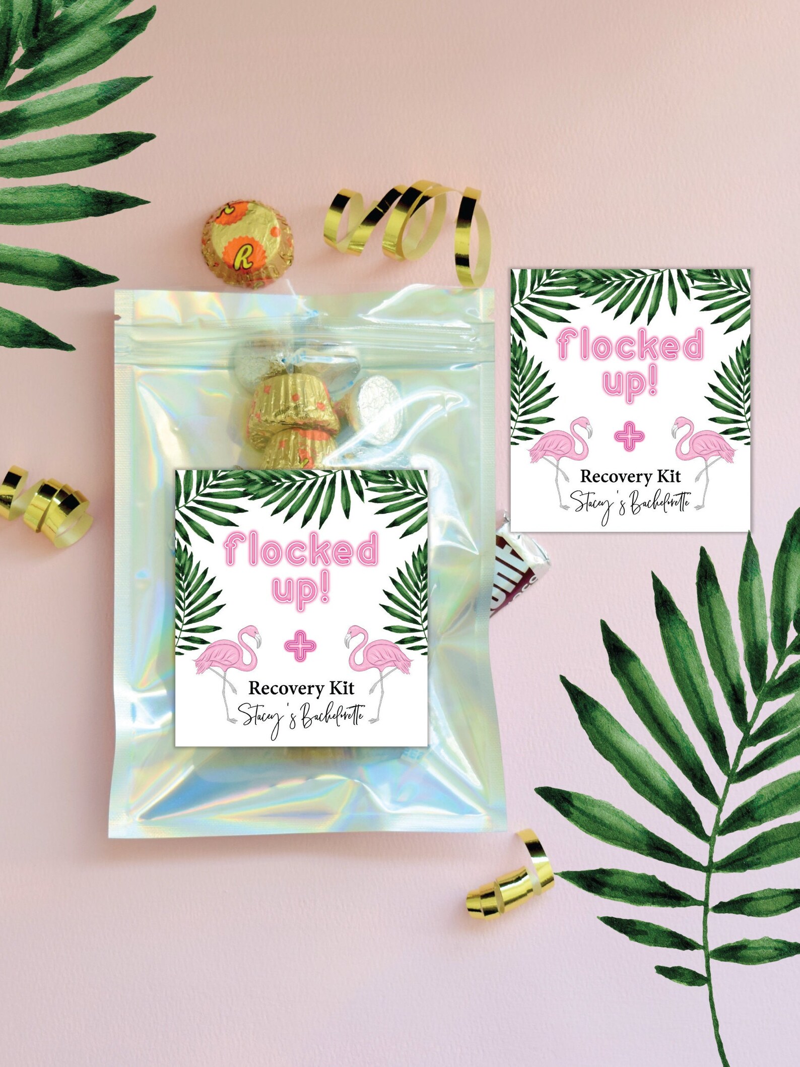 Flocked up Bachelorette Recovery Kit Bags Final Flamingle - Etsy