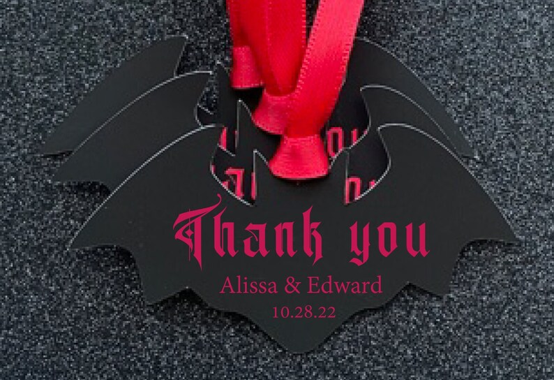 Paper Black Goth Bat Gift Tags Stickers, Labels & Tags Labels etna.com.pe