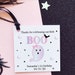 Pink Ghost Halloween Tags Little Boo Favor Tags Pastel Pink - Etsy