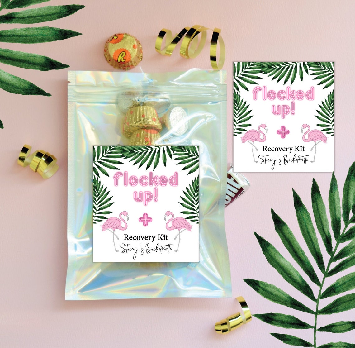 Flocked up Bachelorette Recovery Kit Bags Final Flamingle - Etsy