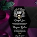 RIP Single Life Invitation | Gothic Bridal Shower Invitation| Halloween ...