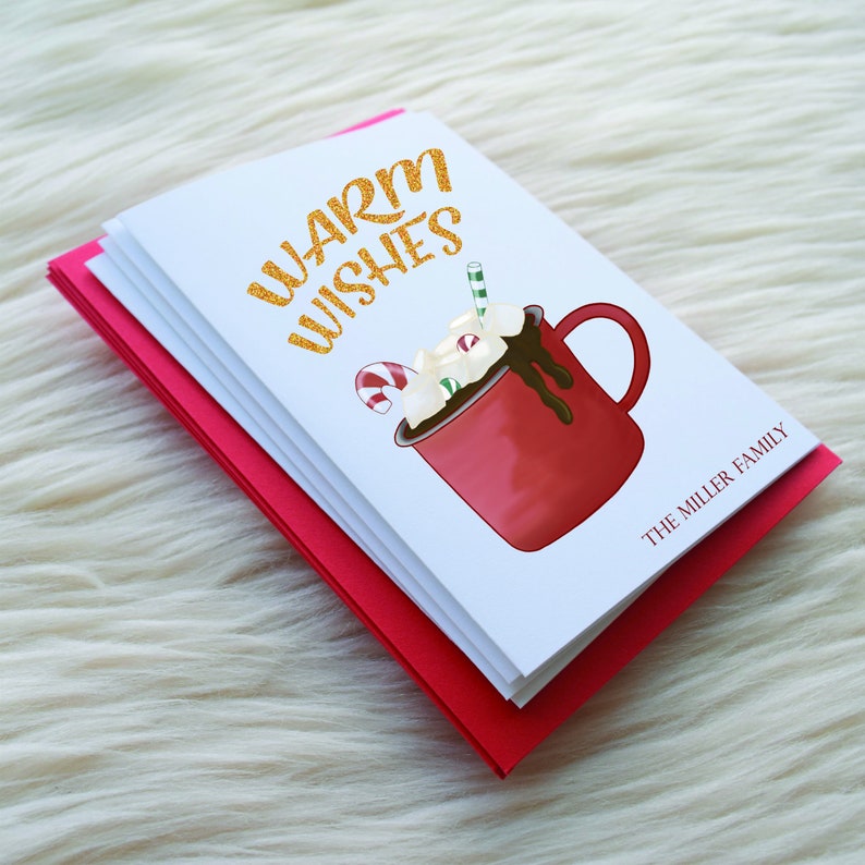 Personalized Christmas Cards Custom Christmas Cards Set - Etsy