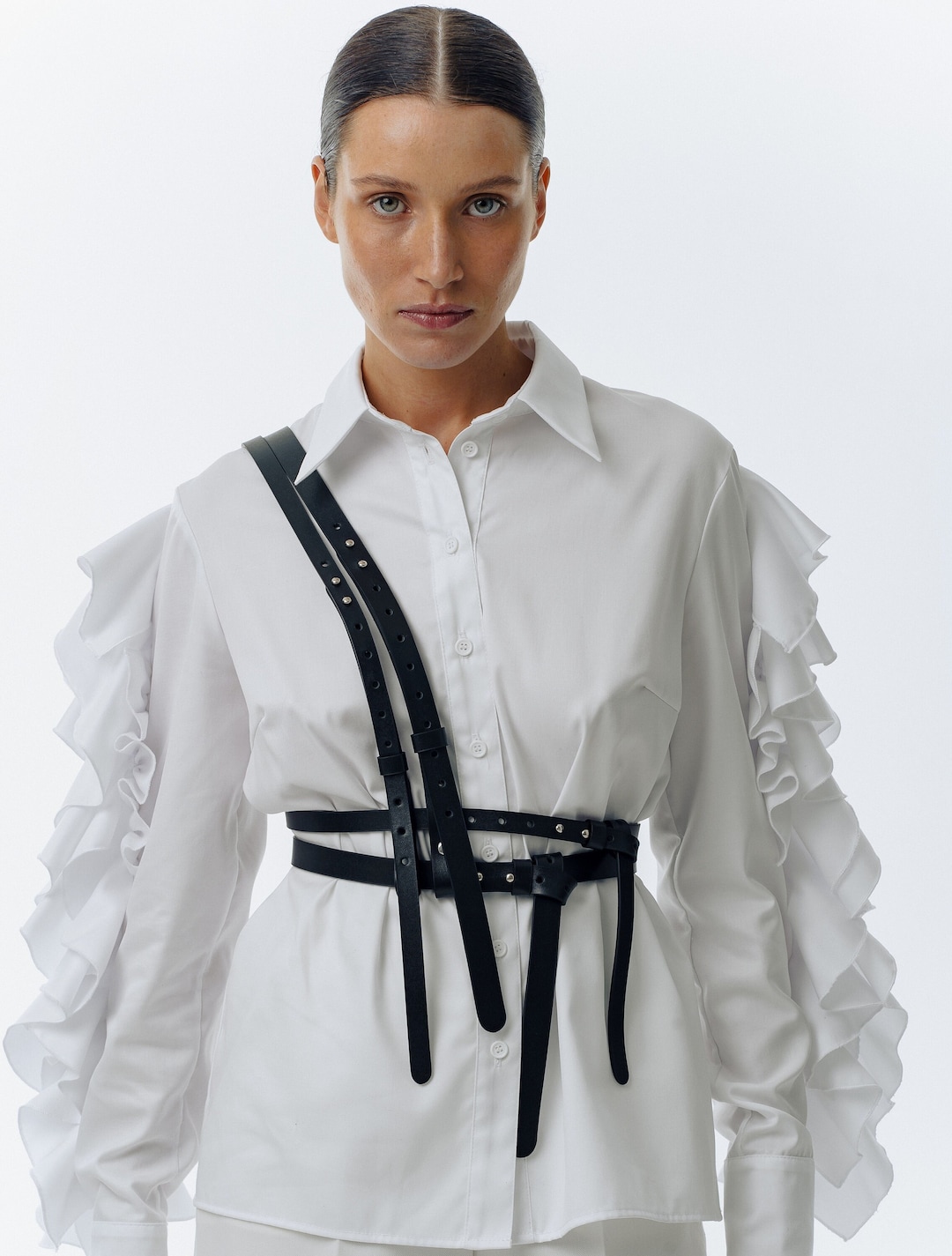 Asymmetrical Harness Chest Harness Belt Chest Harness - Etsy