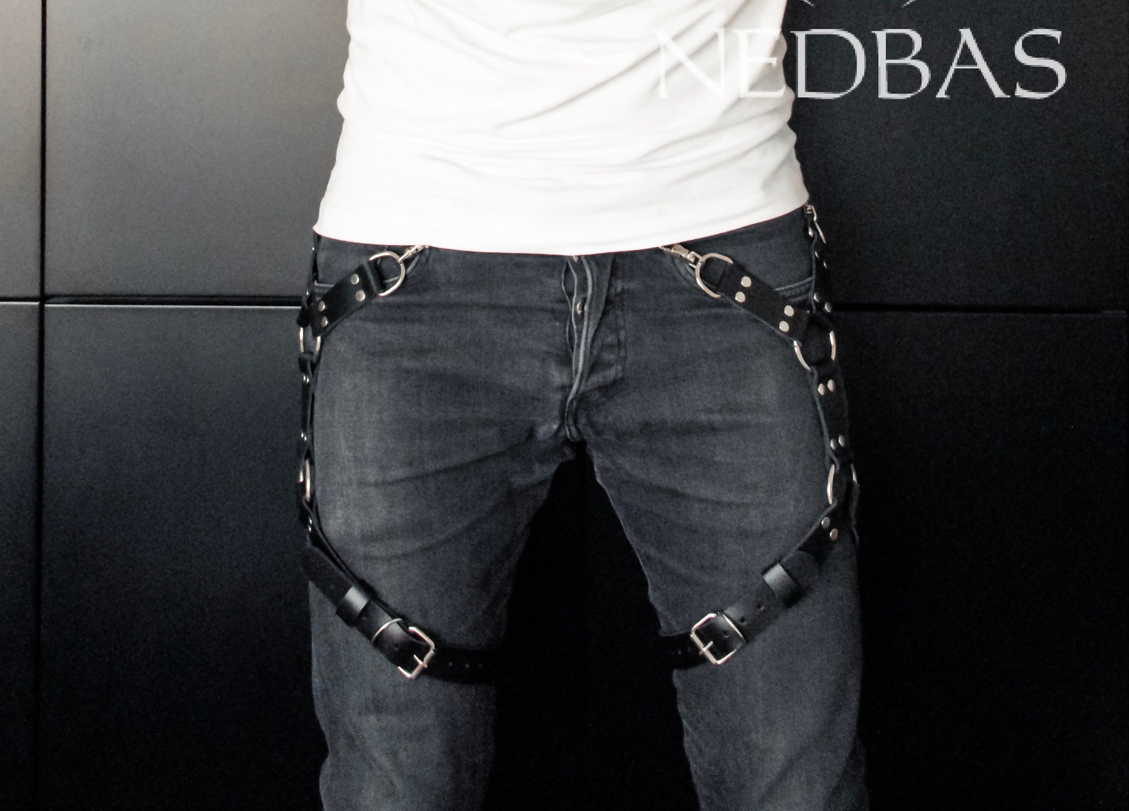 Men Leg Harnessmen Gartersthigh Harness Menfetish - Etsy