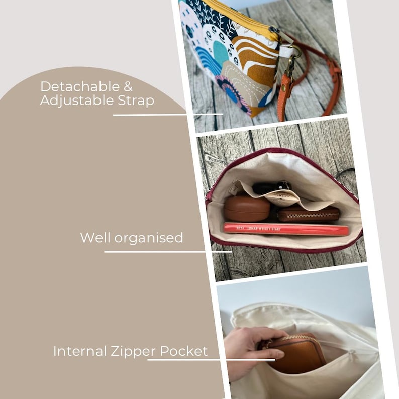 Japanese Cute Cat Crossbody Bag, Handmade Zipper Sling Bag - Etsy