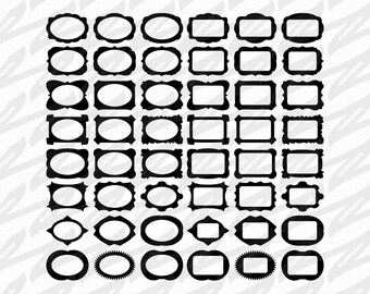 Scalloped rectangle | Etsy