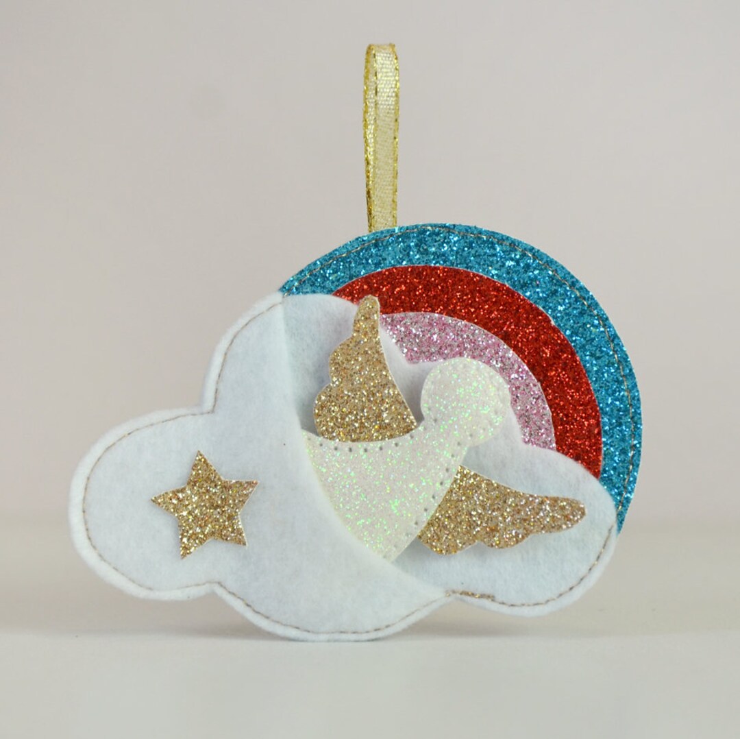 Mini Guardian Angel Lucky Rainbow Cloud - Etsy