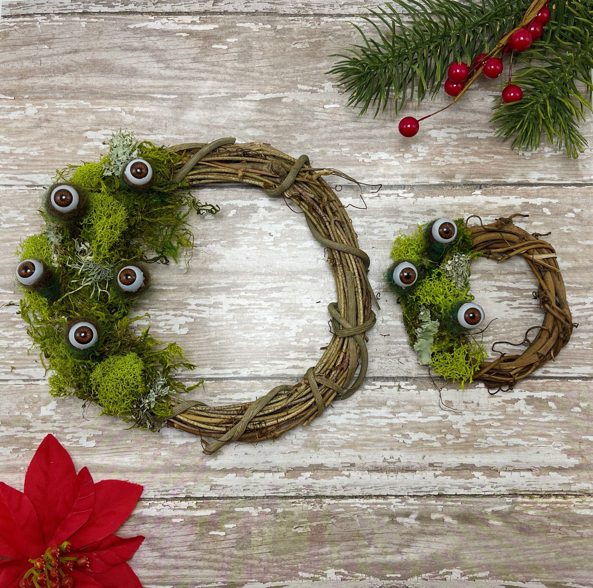 Small 6 Eye Lichen Wreath Labyrinth Movie Gift Idea Creepy | Etsy