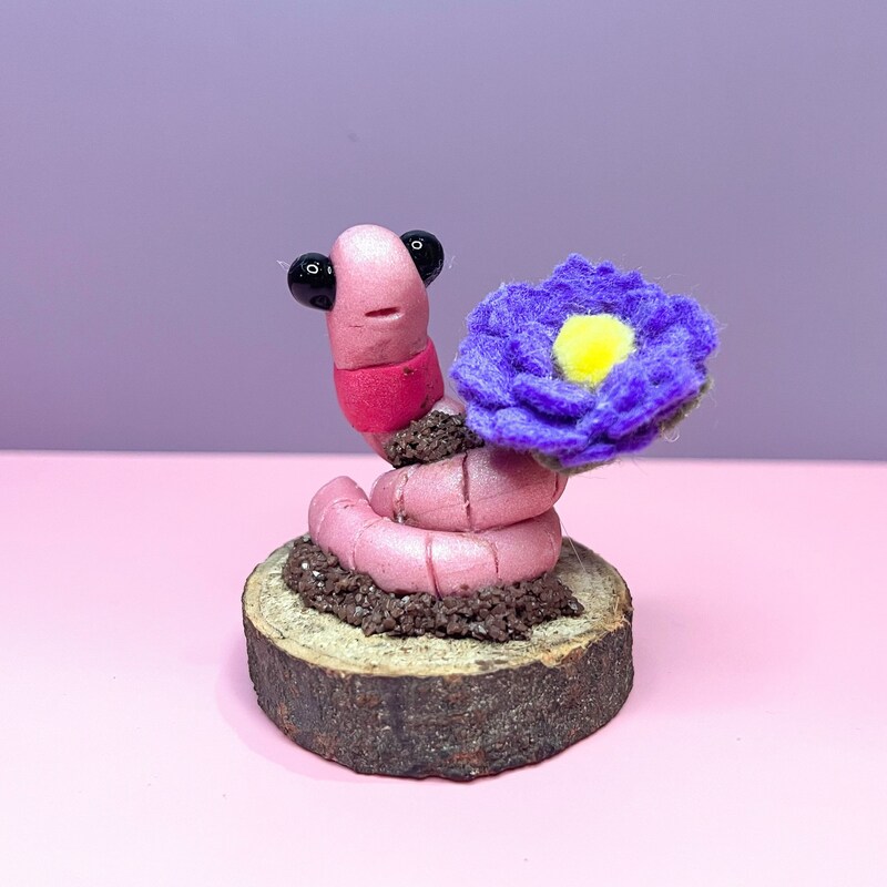 Clay Worm - Etsy