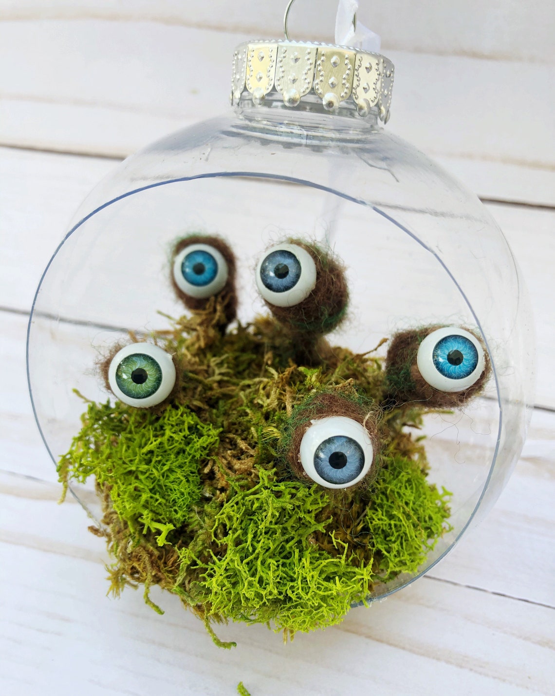 Eye Lichen Ornament Art Sculpture 4 one Ornament Labyrinth | Etsy