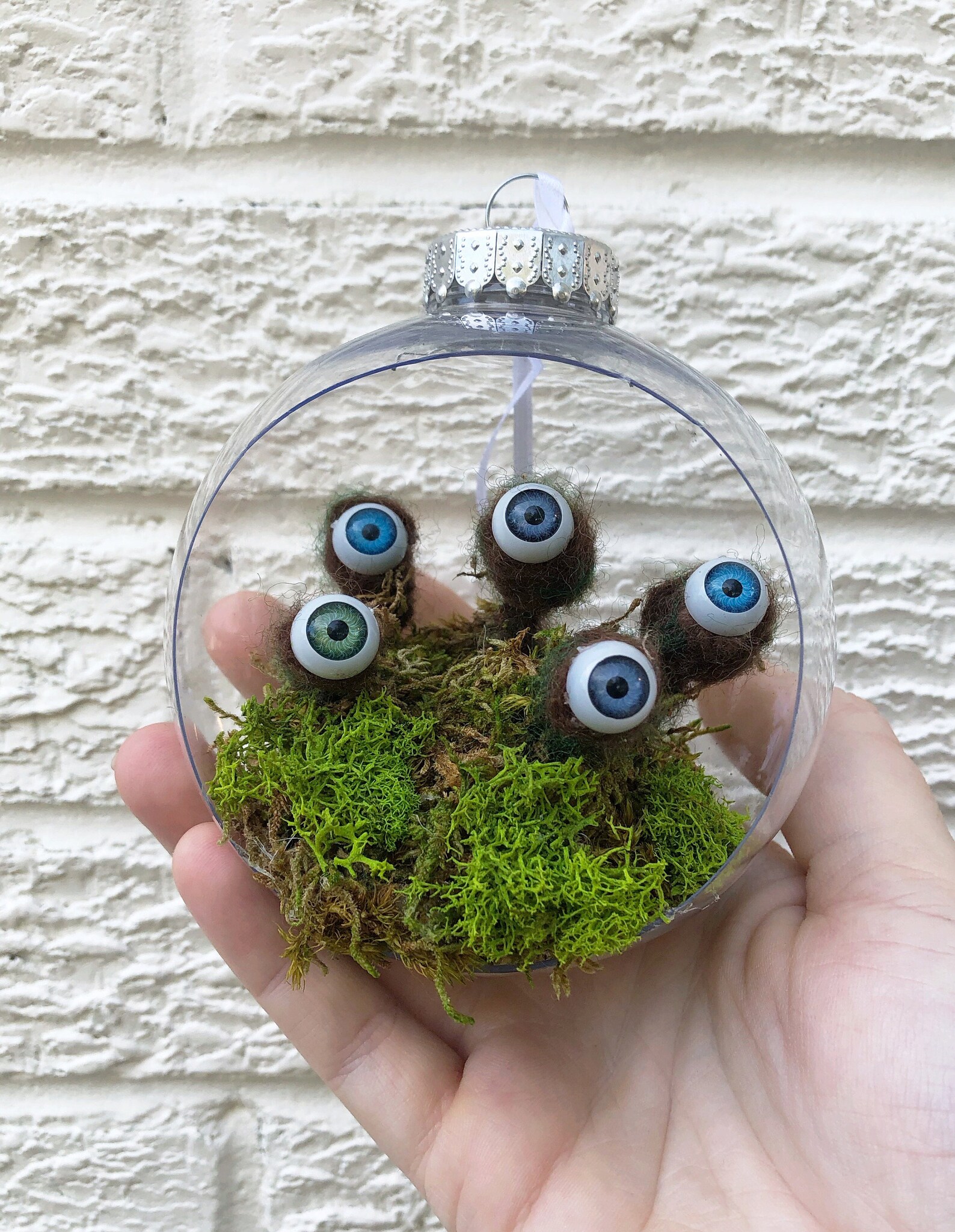 Eye Lichen Ornament Art Sculpture 4 one Ornament Labyrinth | Etsy