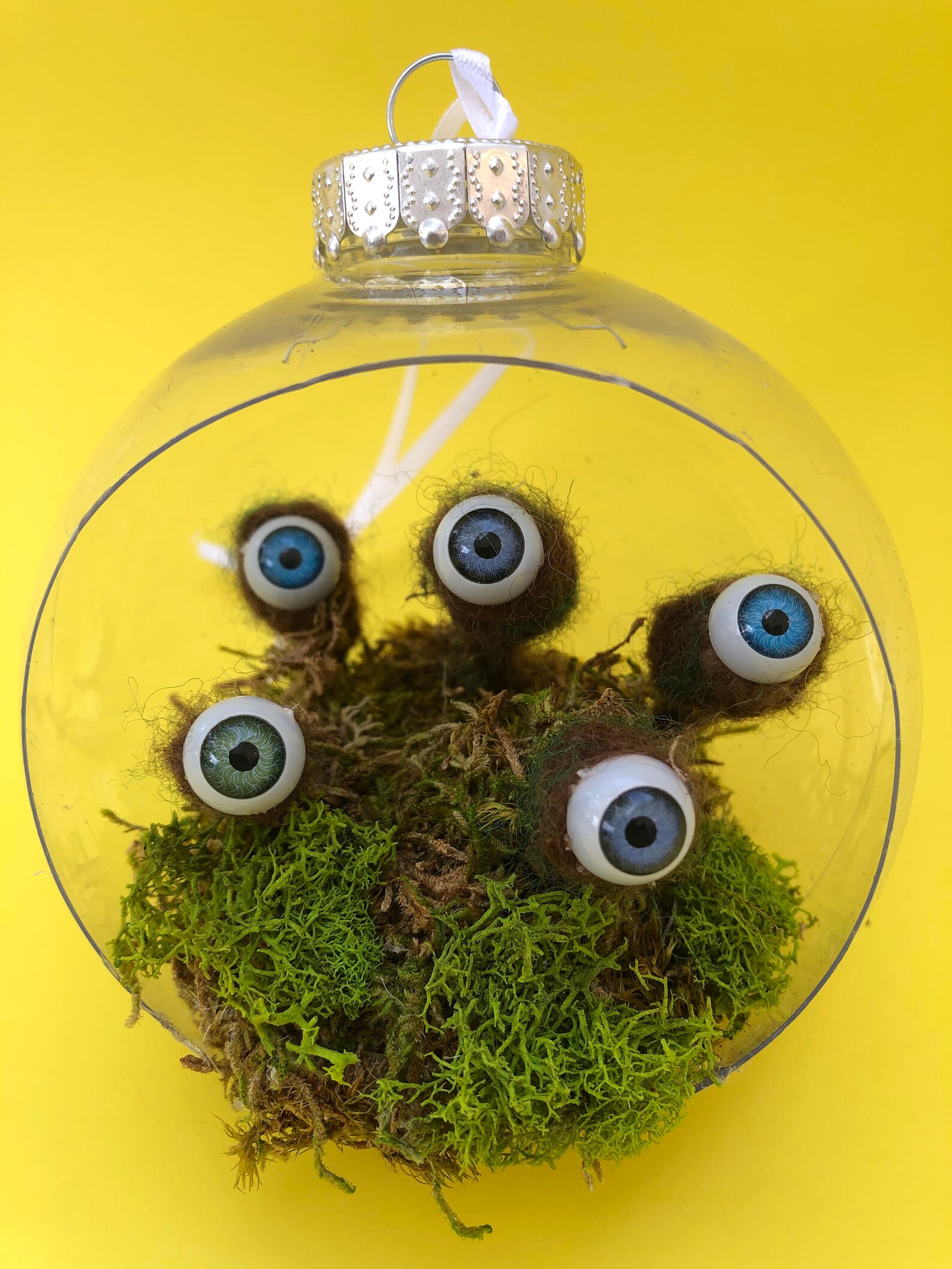 Eye Lichen Ornament Art Sculpture 4 one Ornament Labyrinth | Etsy