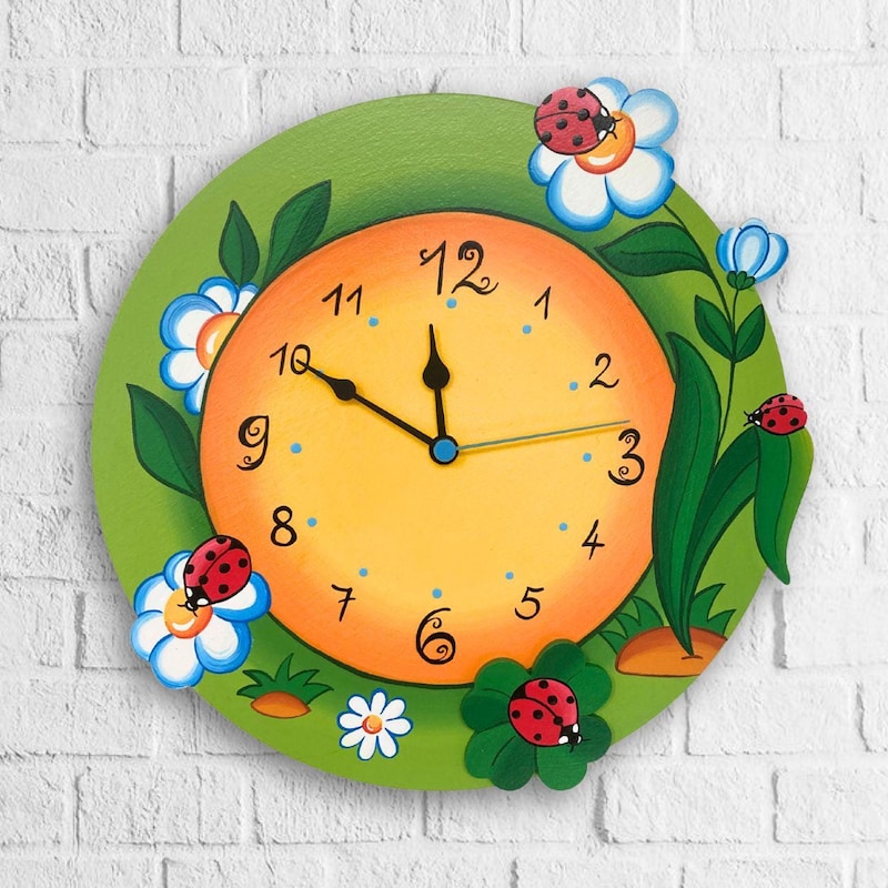 Ladybug Clock - Etsy