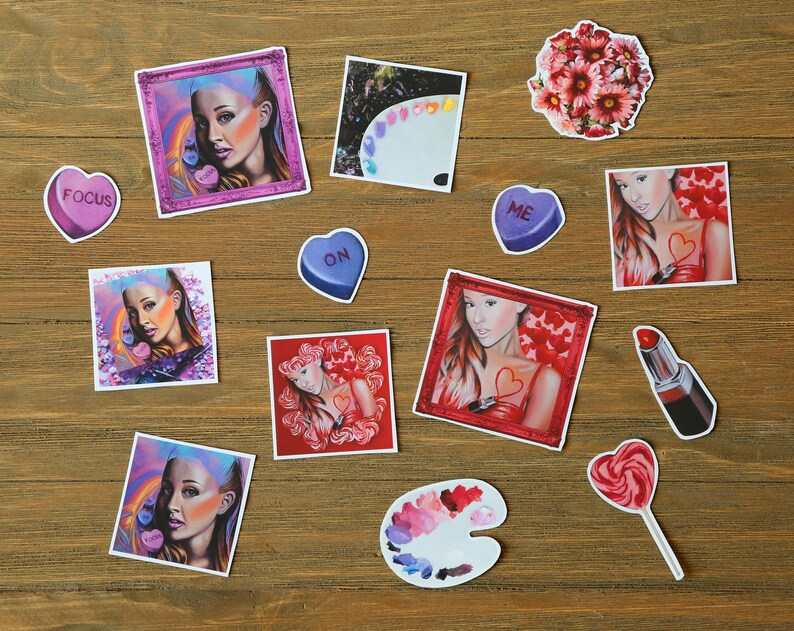 Ariana Grande Sticker Pack Planner Sticker Pack Aesthetic | Etsy