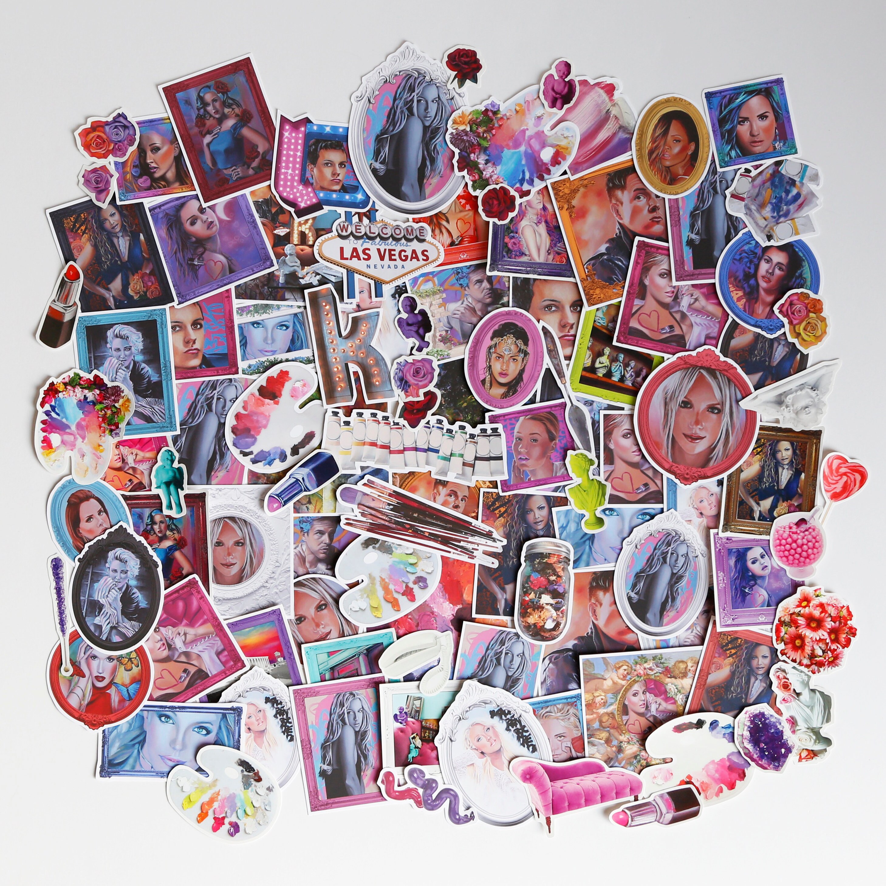 Art Themed Stickers Art Studio Sticker Pack Painters | Etsy