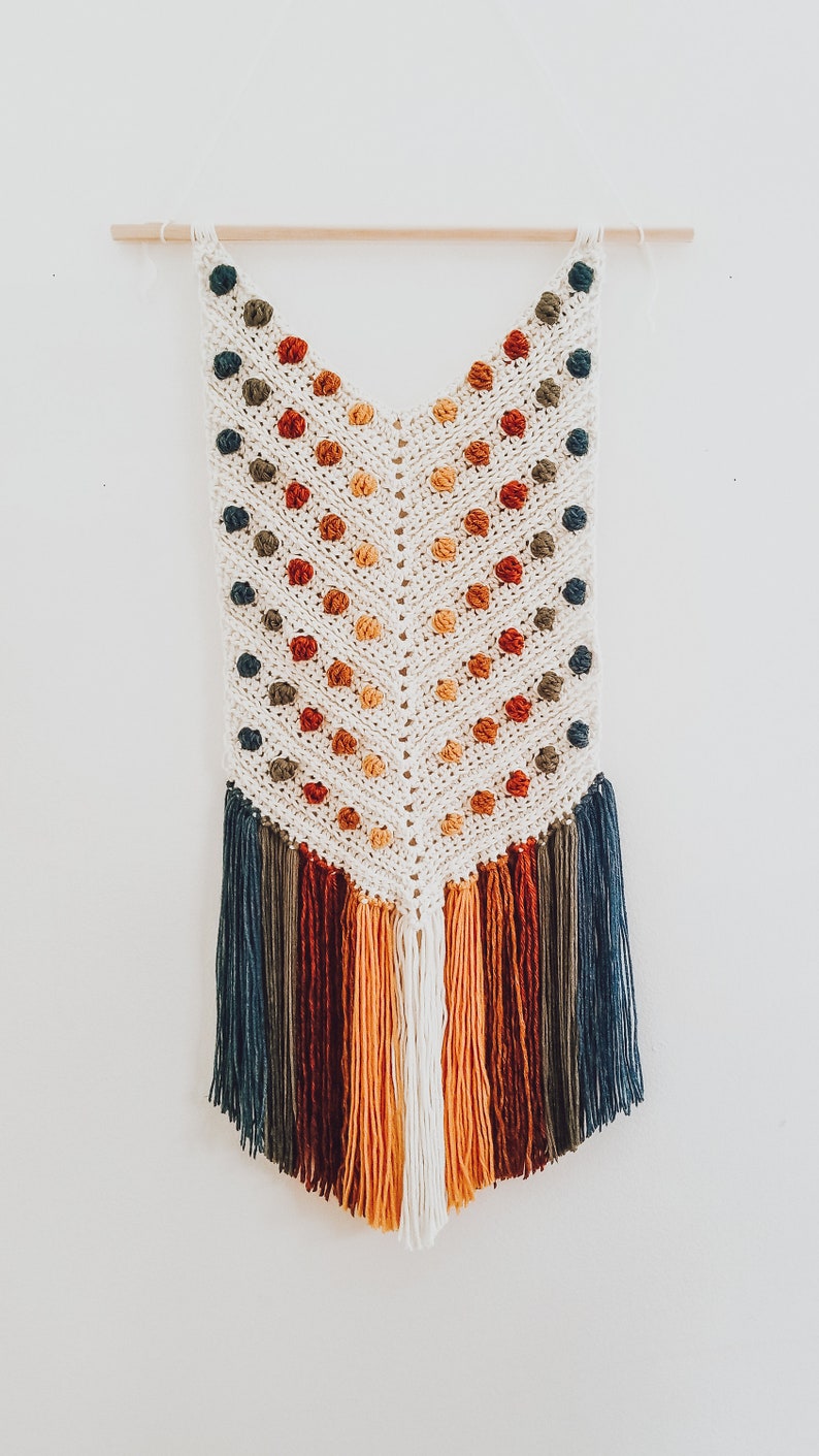 Breezy Bobble Banner Crochet Pattern - Etsy